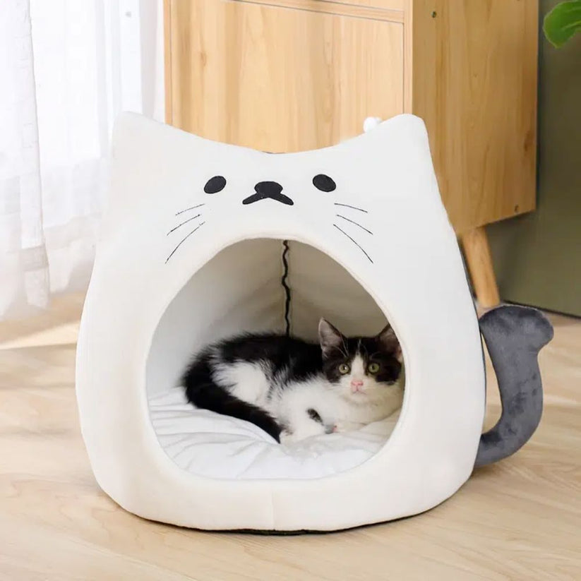 Adorable Cat Shape Pet House – Indulge-A-Pet Boutique