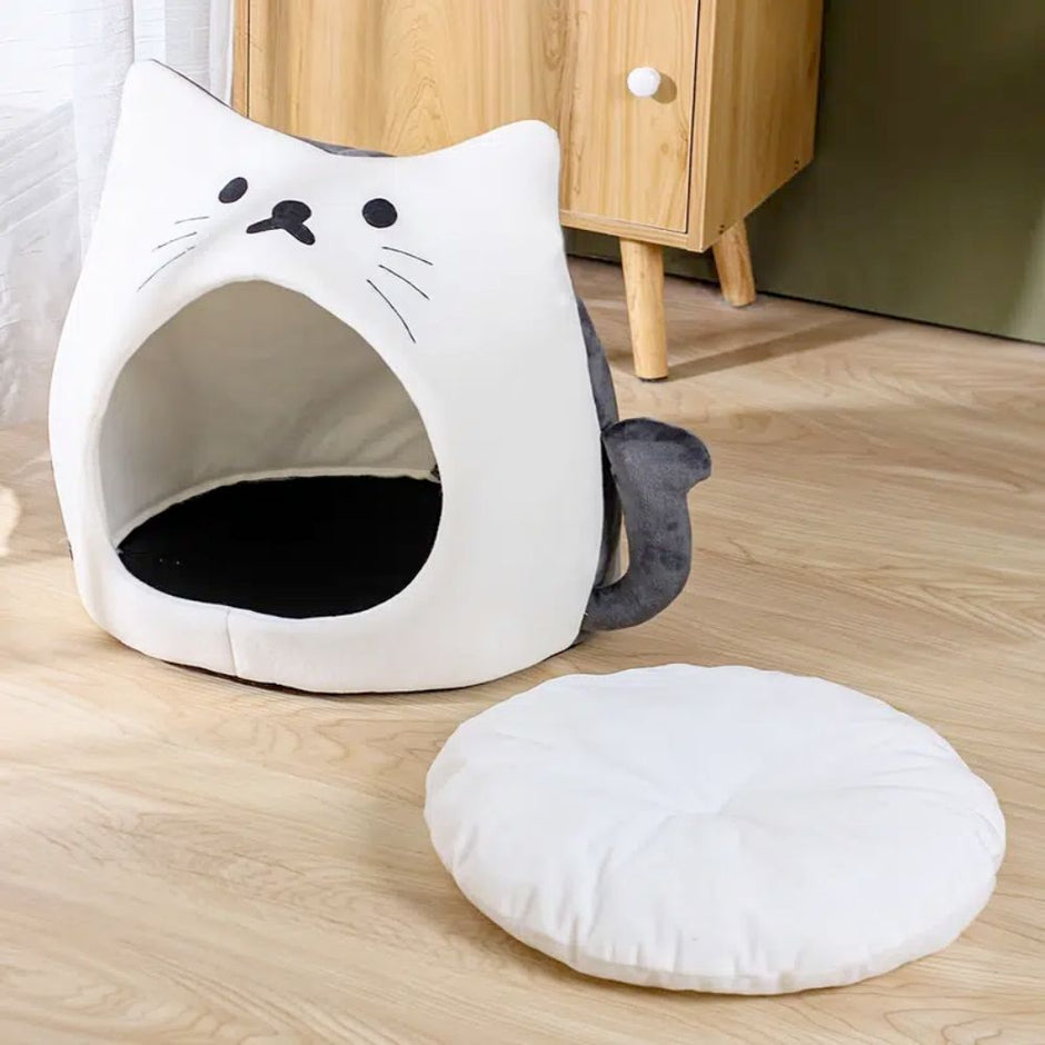 Adorable Cat Shape Pet House – Indulge-A-Pet Boutique